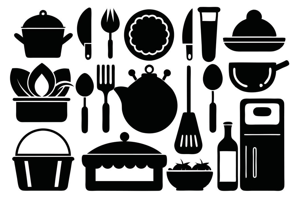 Kitchen Symbol Vector Art, Icons, and Graphics for Free Download