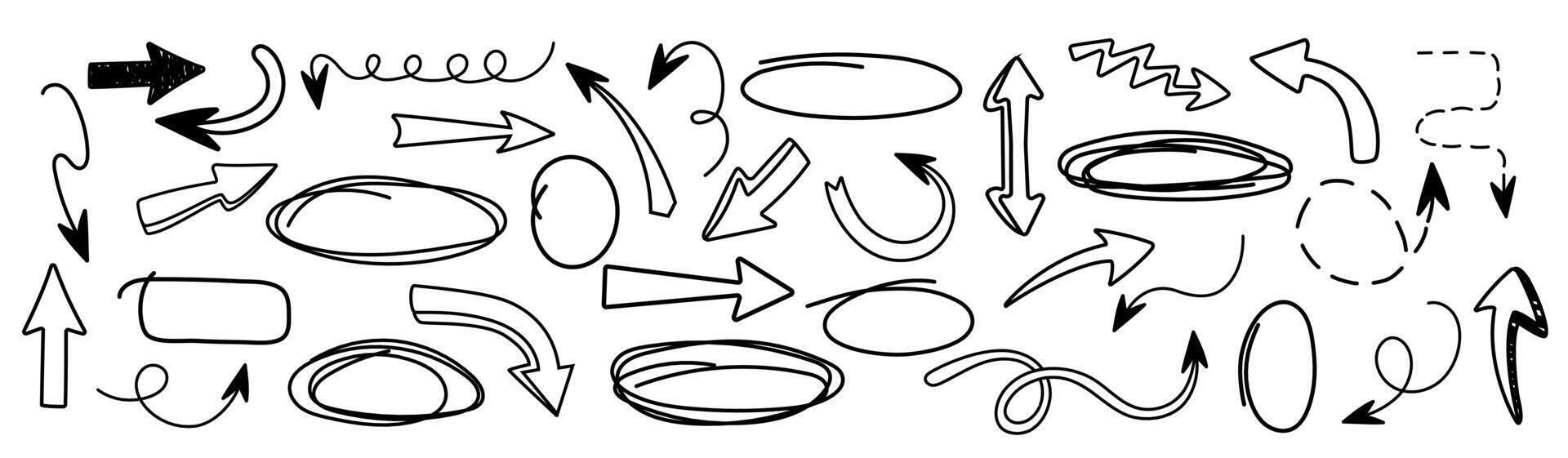 Hand Drawn Arrow Circle Vector Art, Icons, and Graphics for Free Download