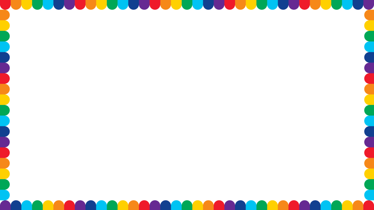 Colorful Border PNGs for Free Download