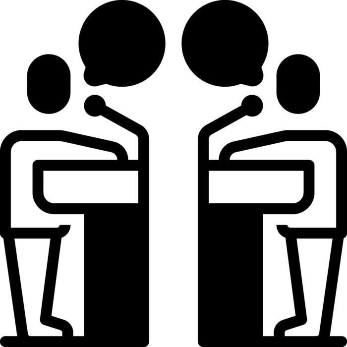 Debate Logo Vector Art, Icons, and Graphics for Free Download