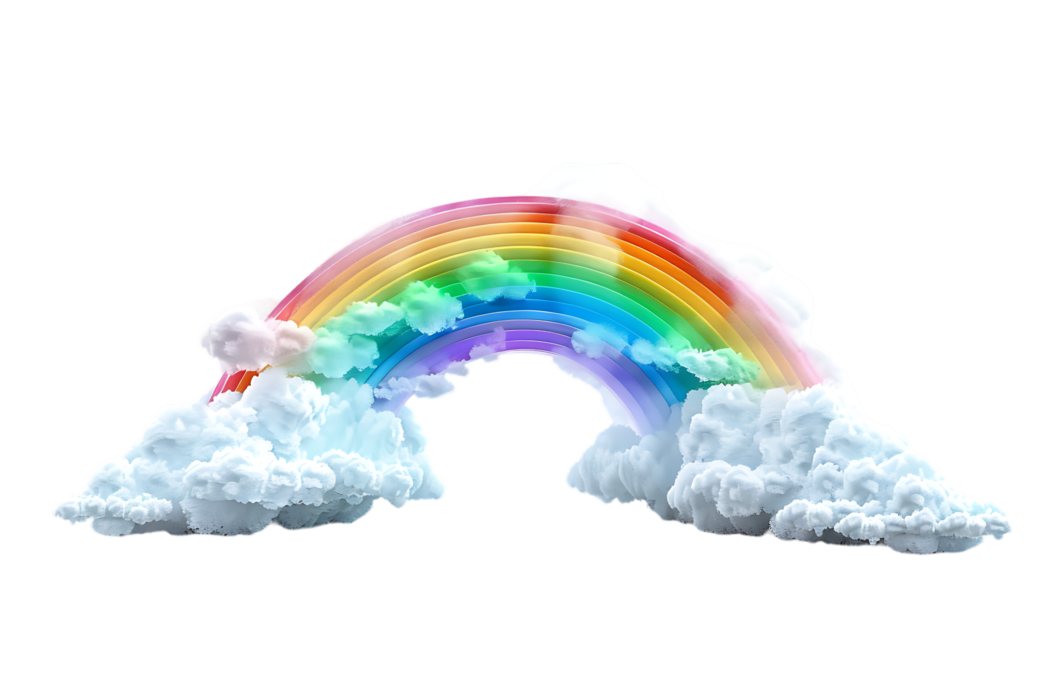Rainbow Transparent Background PNGs for Free Download