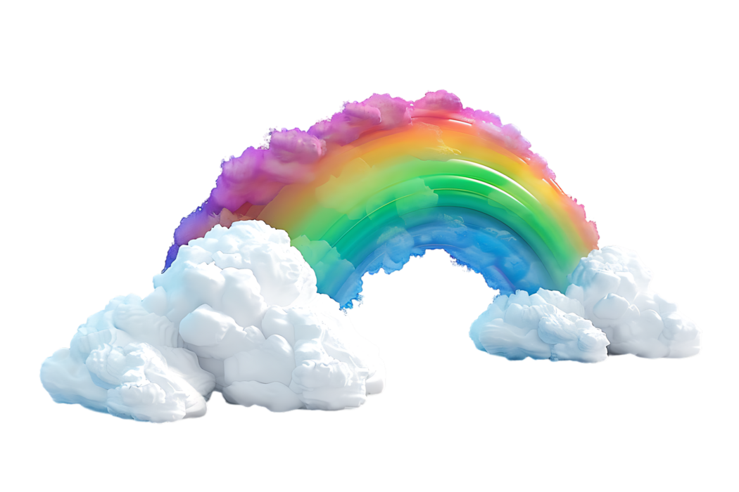 Rainbow Transparent Background PNGs for Free Download