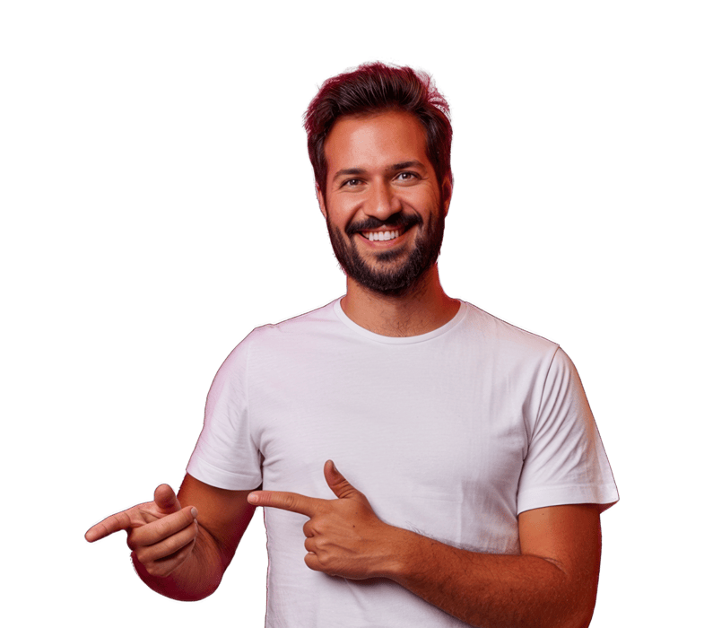 Guy Pointing PNGs for Free Download