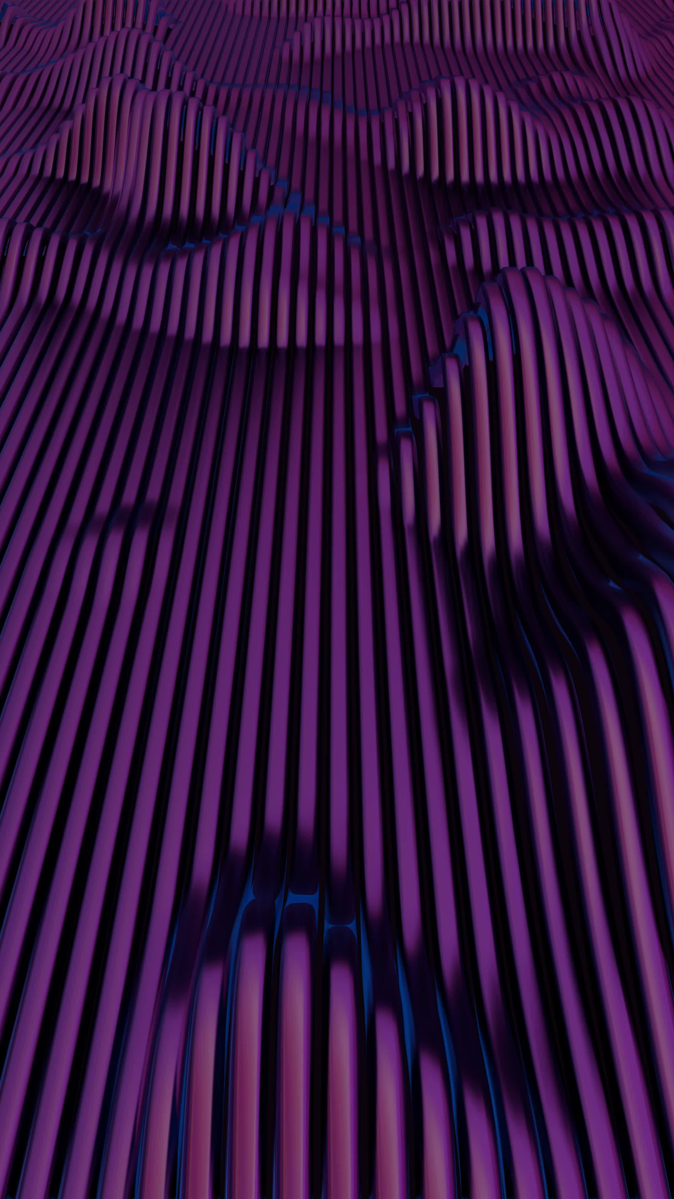 Waves Of Dynamic Waveforms With Effects Creating A Visually Rhythmic