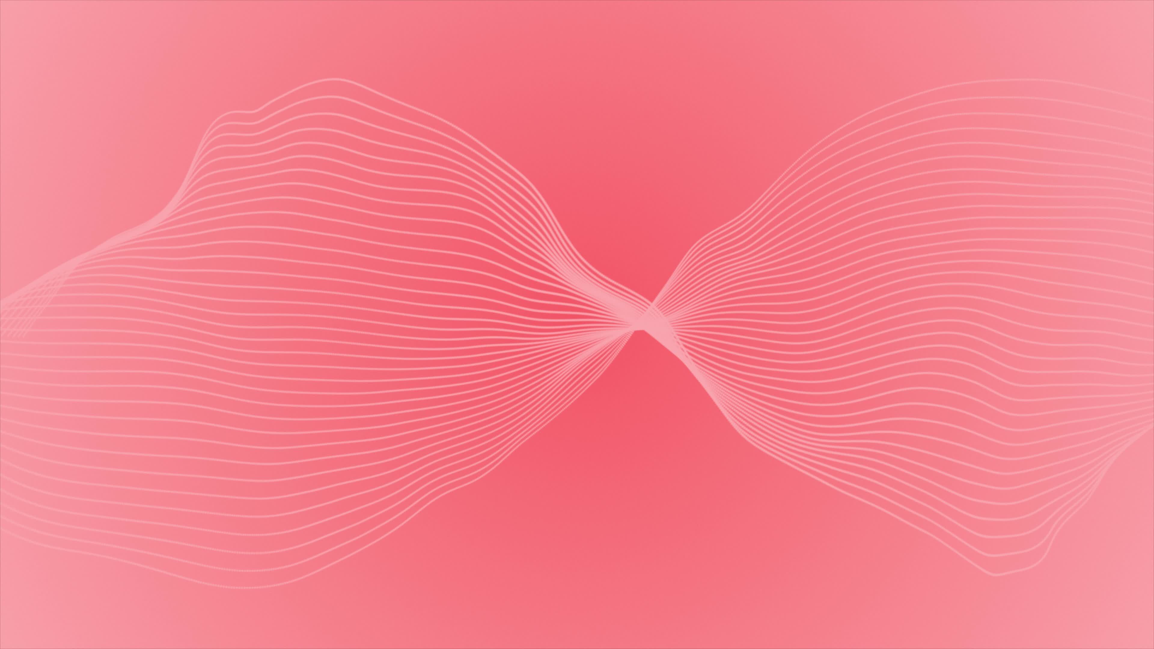 Red color abstract wavy pattern futuristic flowing particles abstract geometrical loop able ...