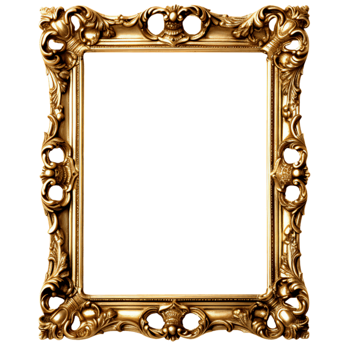 Gold Frame Png