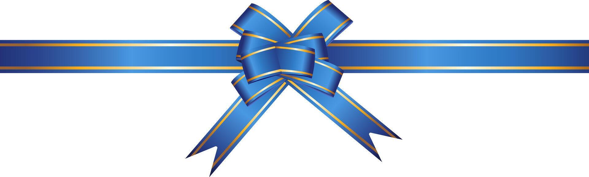 Blue Gold Ribbon Vector Art, Icons, and Graphics for Free Download