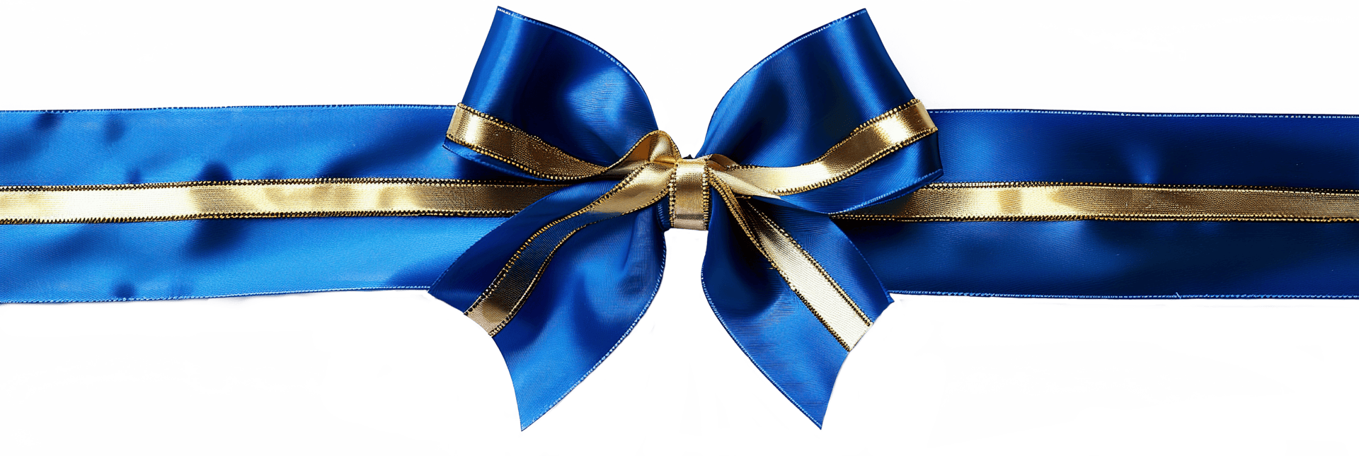 Blue And Gold Ribbon PNGs for Free Download
