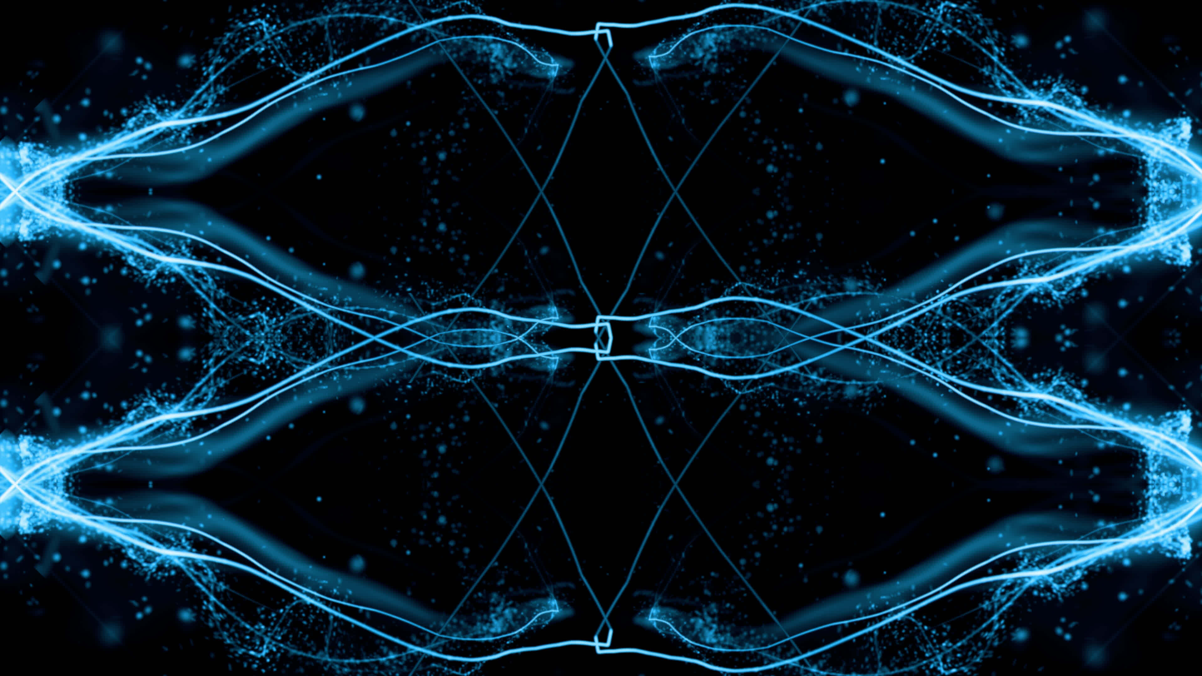 featuring colorful energy glowing Wave particle explosions, frosty fog effects Abstract moving ...