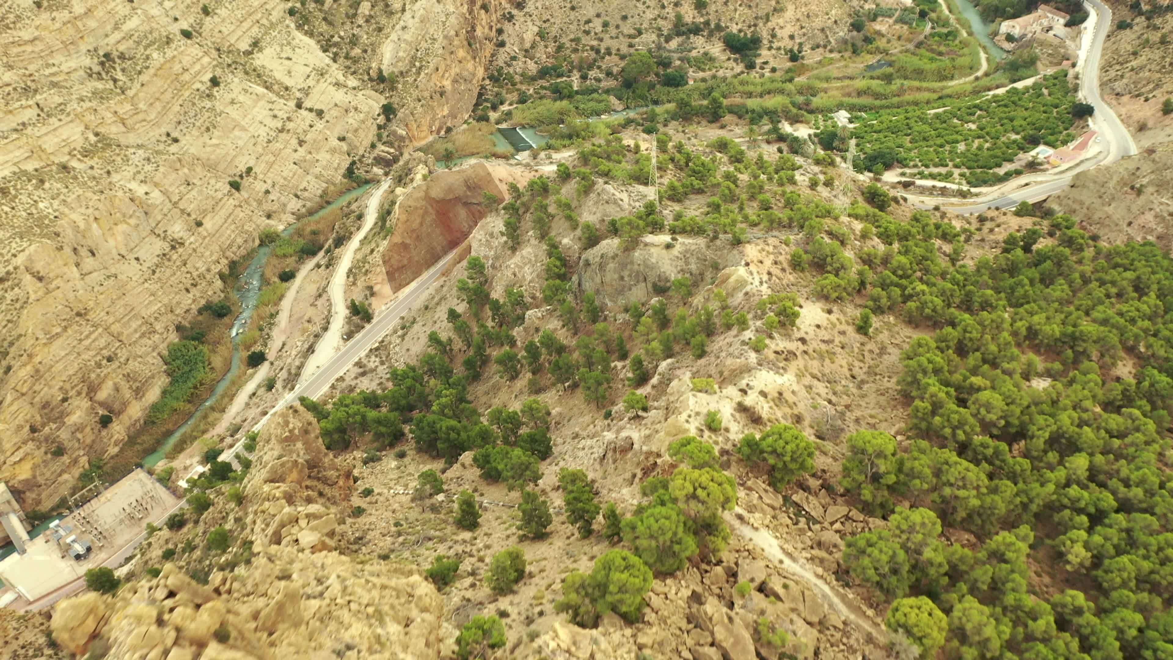 Aerial view of part of the Ricote Valley from the Ojos reservoir ... Aerial view of part of the Ricote Valley from the Ojos reservoir ...