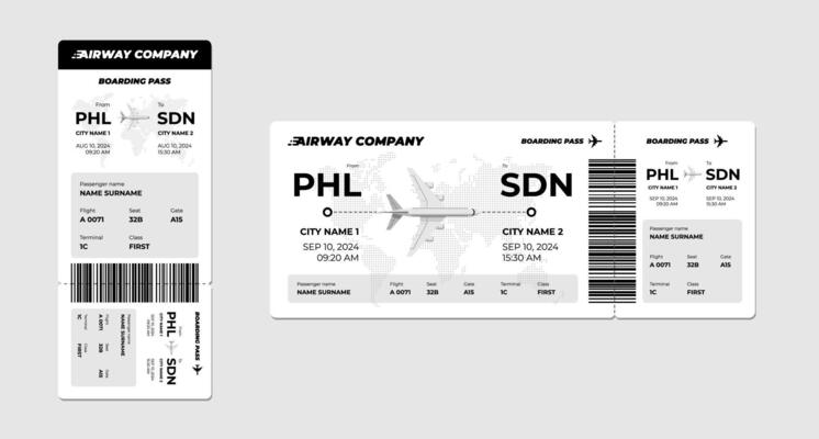 Boarding Pass Vector Art Icons And Graphics For Free Download
