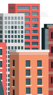 Animated Buildings Stock Video Footage for Free Download