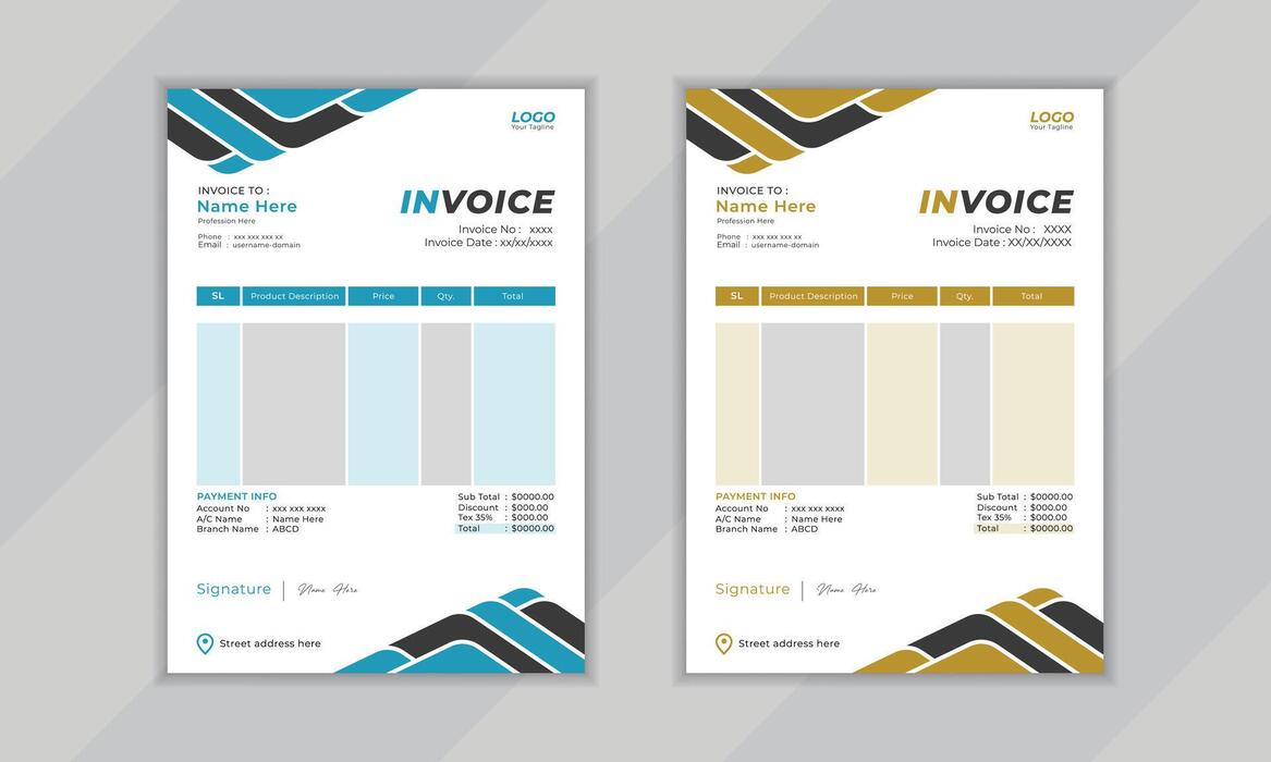 Invoice Header Vector Art Icons And Graphics For Free Download