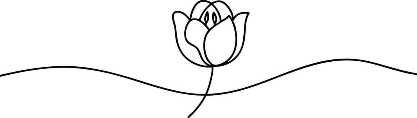 Black Line Flower Vector Art, Icons, and Graphics for Free Download