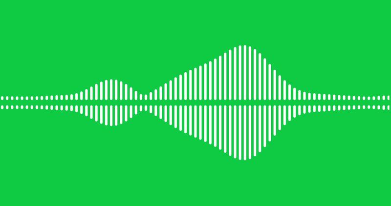 Audio waveform on chromakey. Seamless loop audio visualization or sound visualizer 48949916 ...