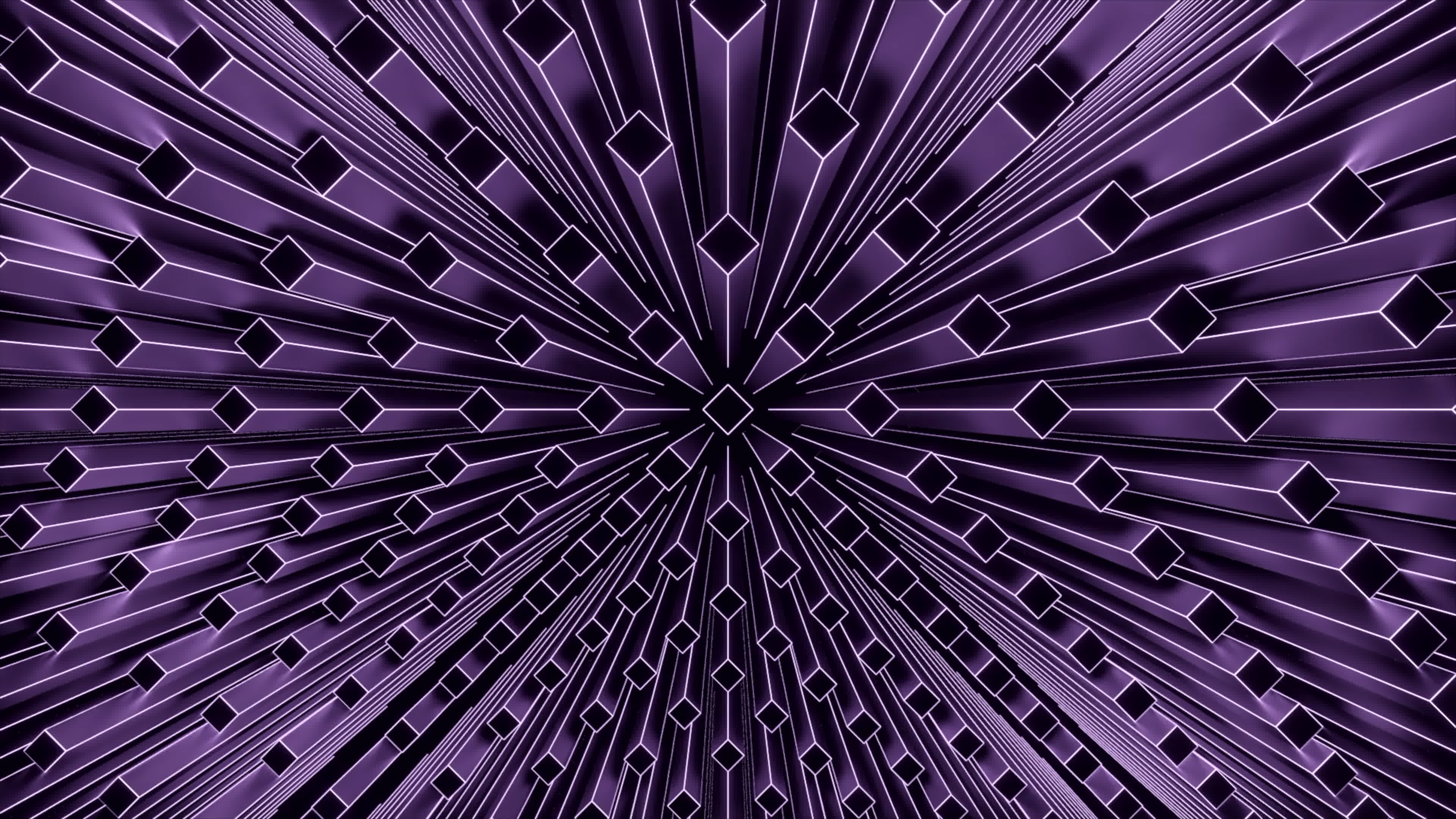Abstract Dynamic Animated Wave Moving Structure Of Colorful Columns Or