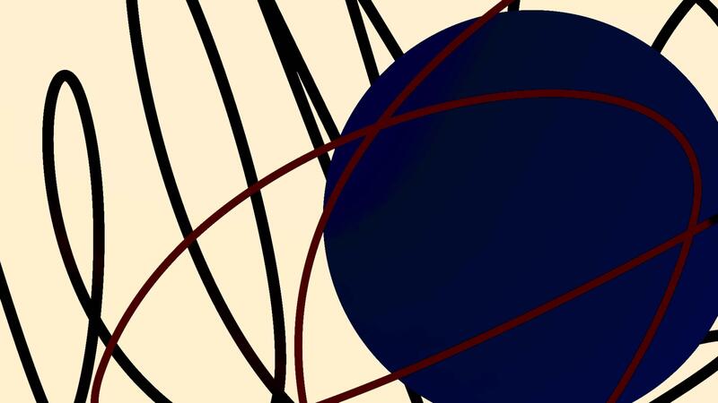 Animation With Moving Lines And Circle To Insert Motion Beautiful Background With 3d Animation