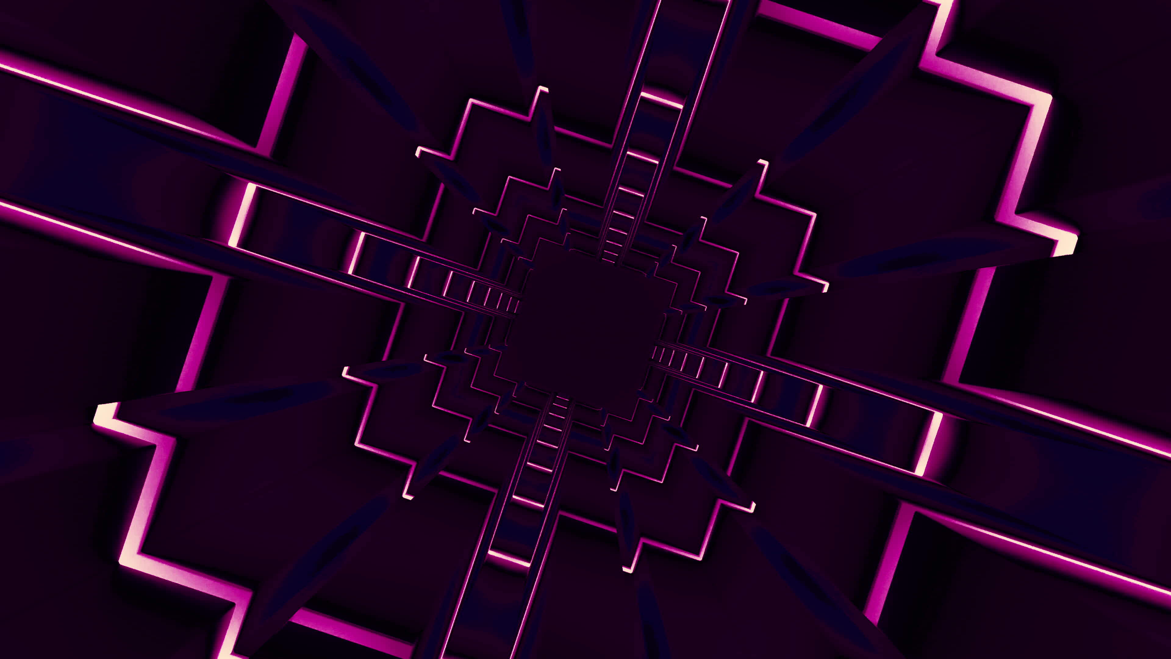 Rotating square tunnel with flashing end. Design. Geometric square ... Rotating square tunnel with flashing end. Design. Geometric square ...