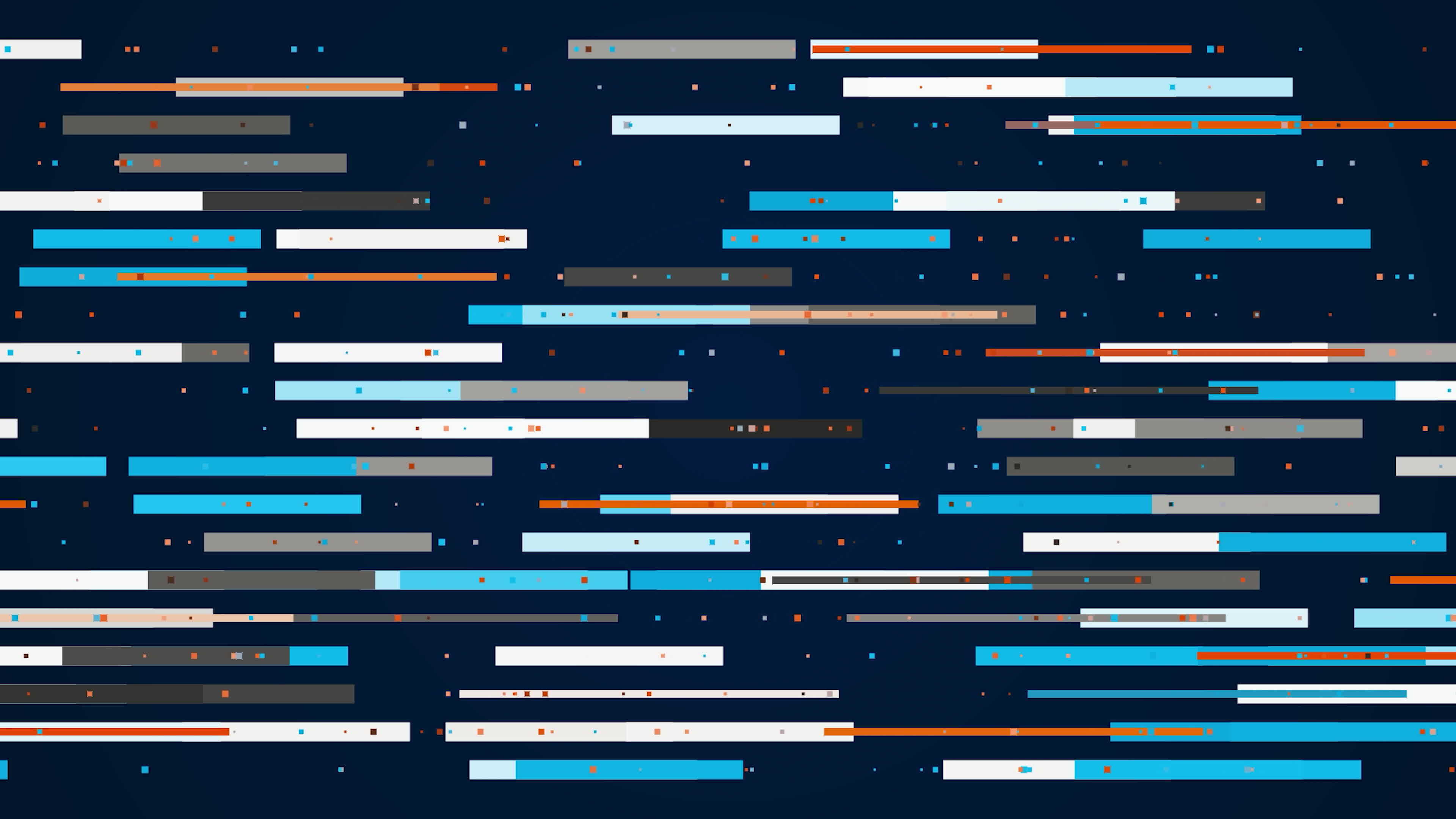 Horizontal Parallel Graphic Lines Moving From Side To Side On A Dark Blue Background Motion