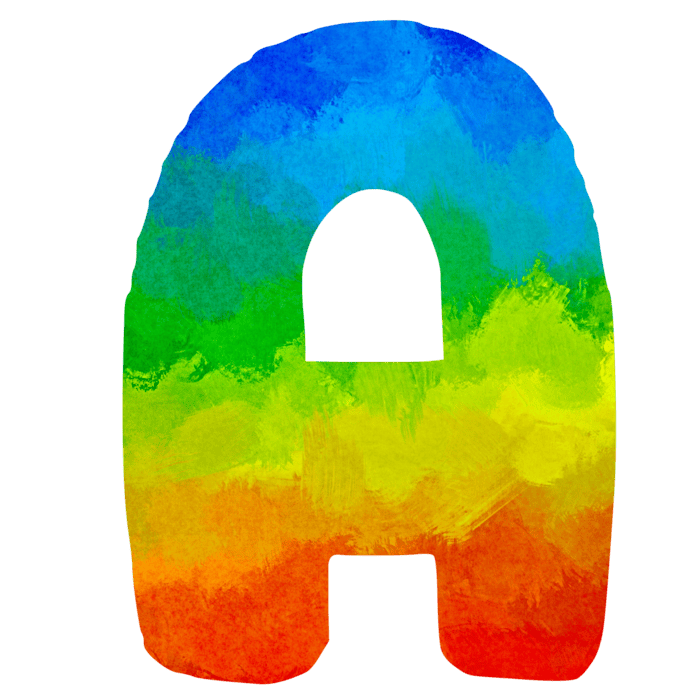 Watercolor Alphabet PNGs for Free Download