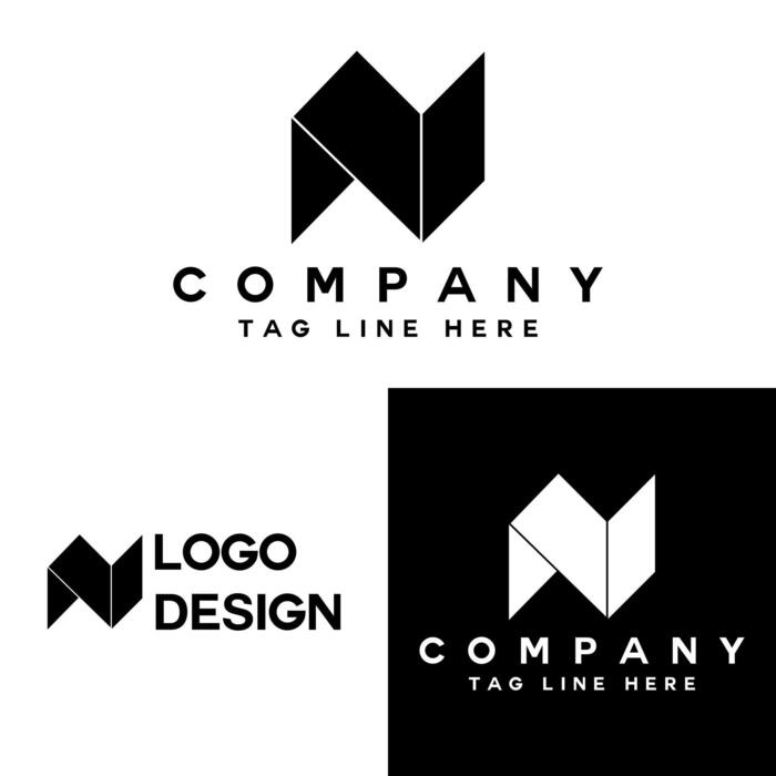 Minimalist N Logo Vector Art, Icons, and Graphics for Free Download