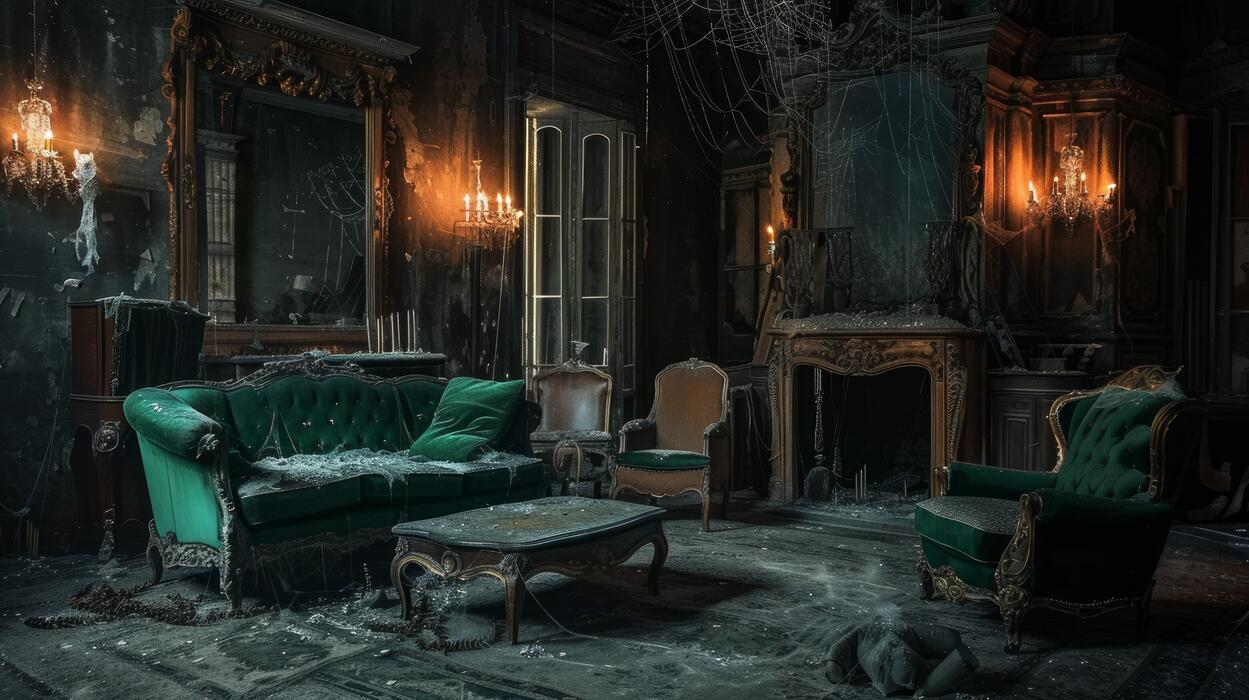 Haunted House Interior Stock Photos, Images and Backgrounds for Free Download