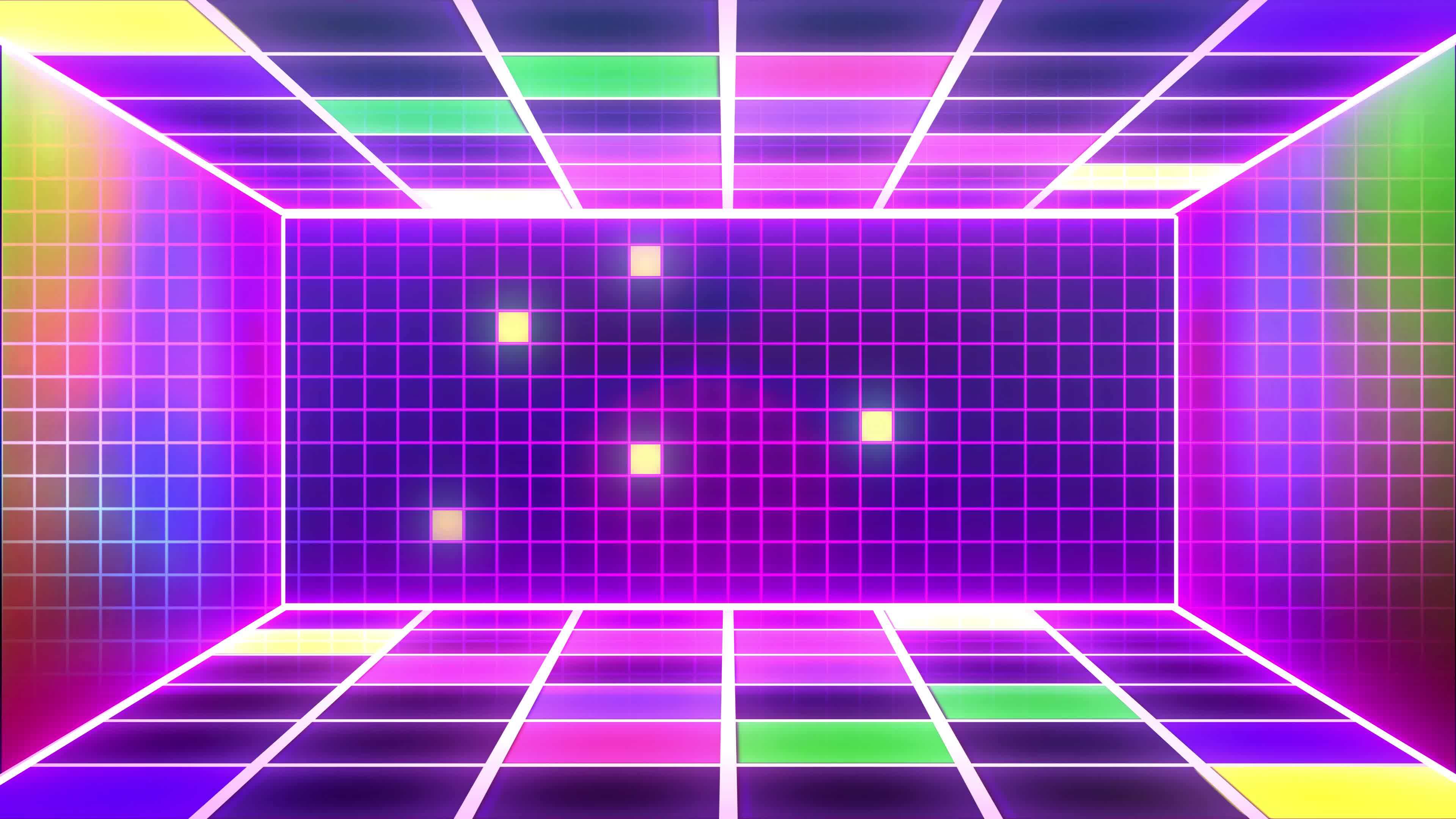 Retro style 80s-90s futuristic grid wireframe backdrop. Digital landscape neon dance style retro ...