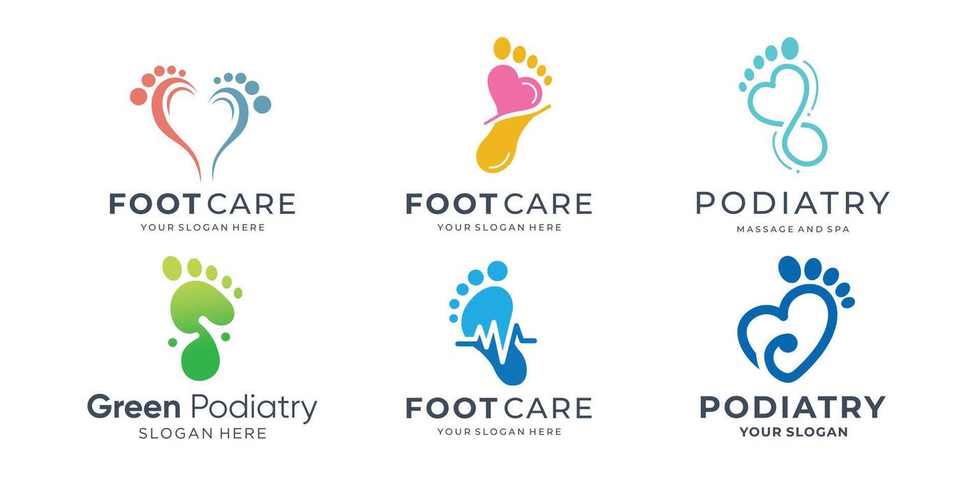 Foot Therapy Logo Vector Art, Icons, and Graphics for Free Download