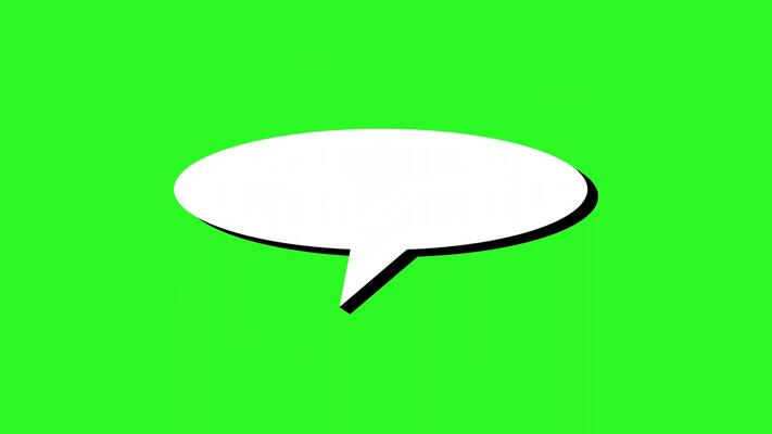 Text Bubble Stock Video Footage for Free Download