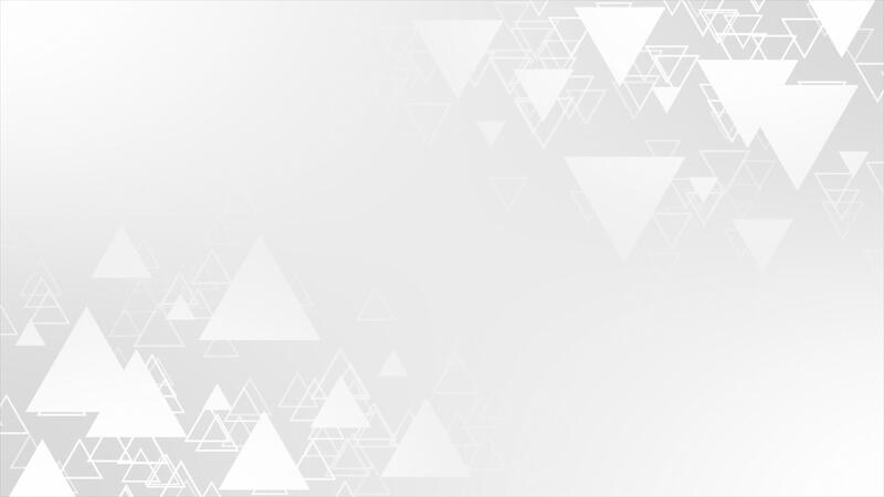 White Color Multiple Triangle Shapes Futuristic Abstract Design Loop Able Geometric Background