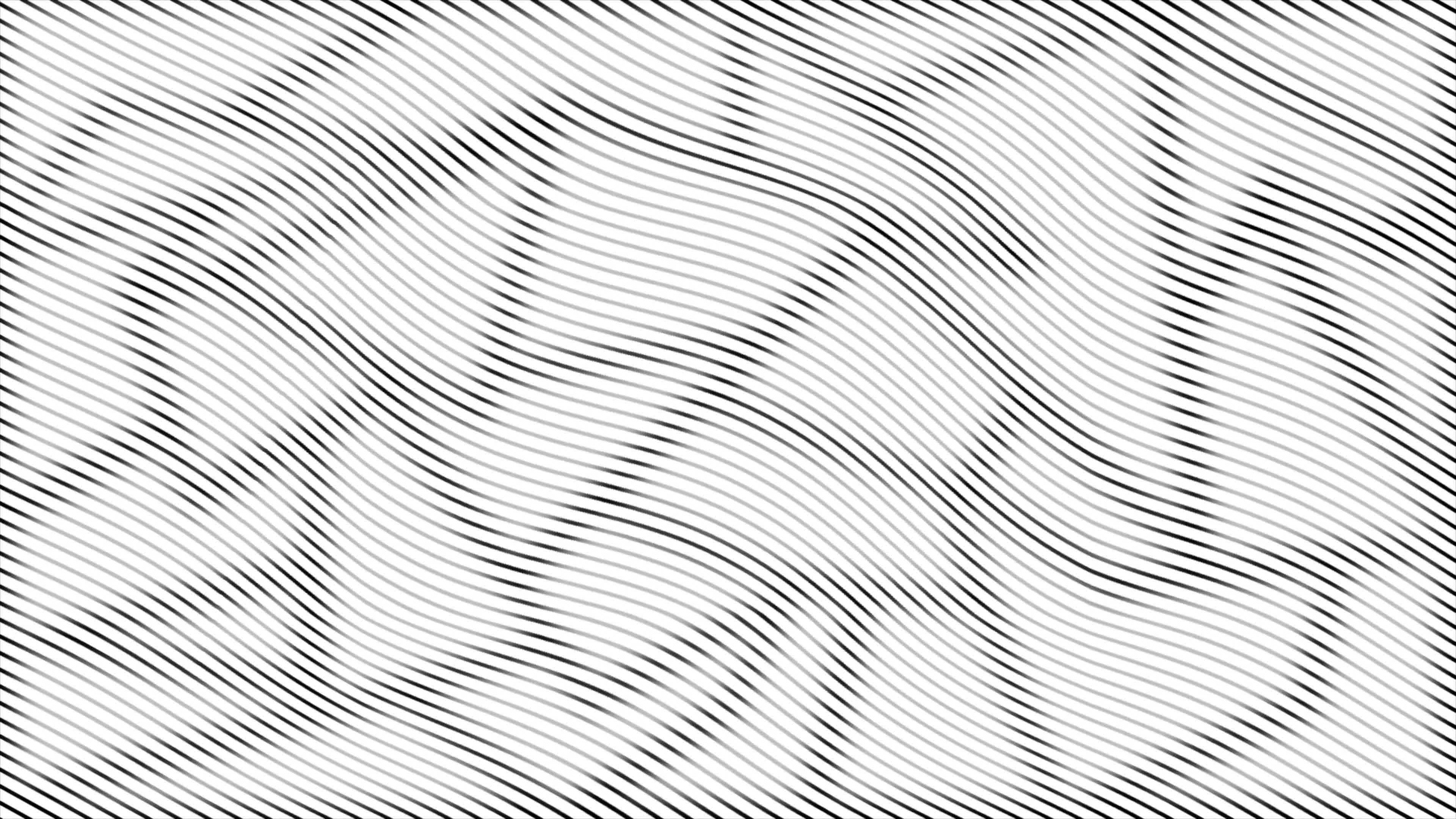 White Color Simple And Classy Wavy Pattern Abstract Design Loop Able