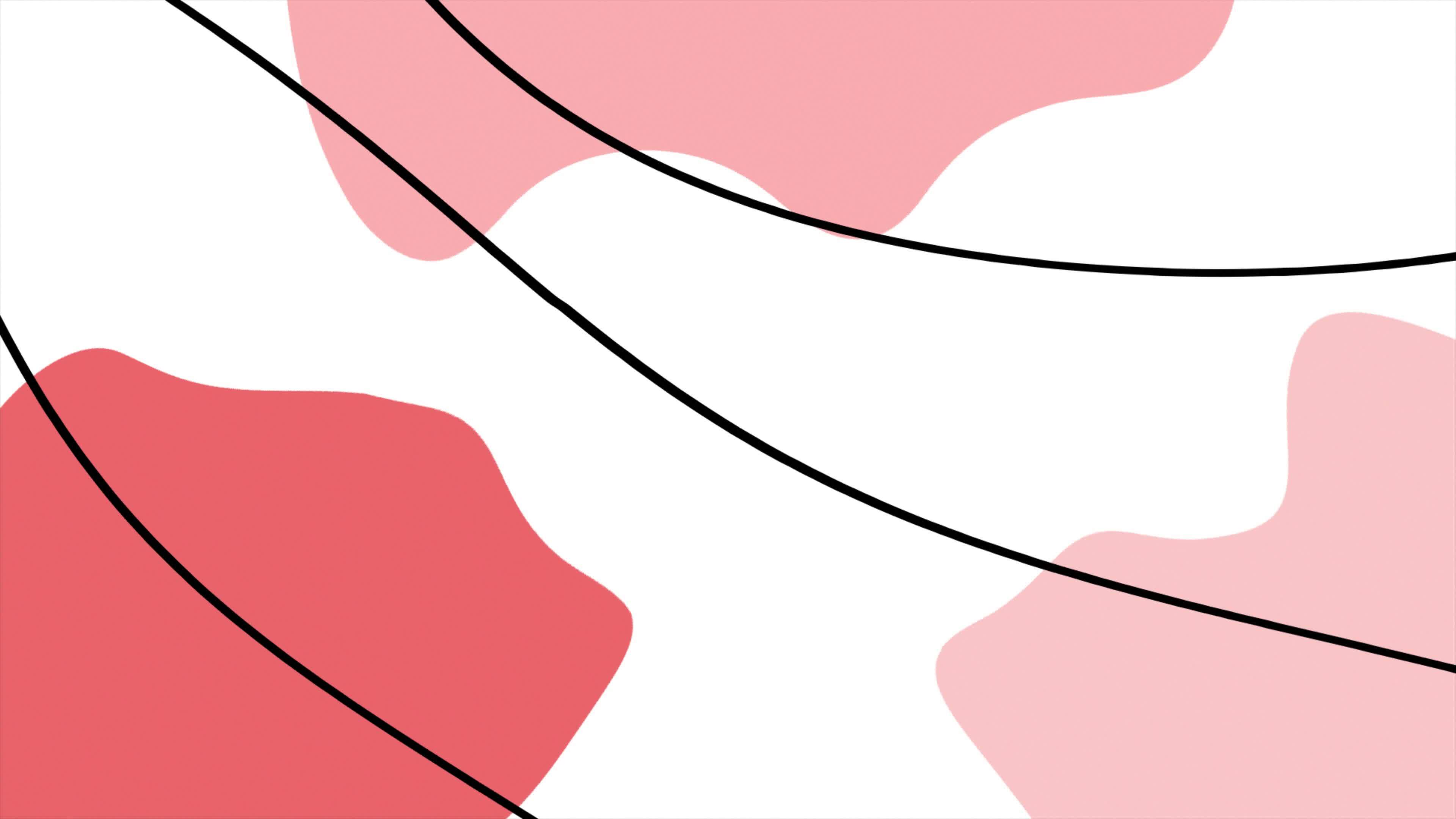 Multicolor Abstract Pattern With Wavy Design Lines Geometrical Loop