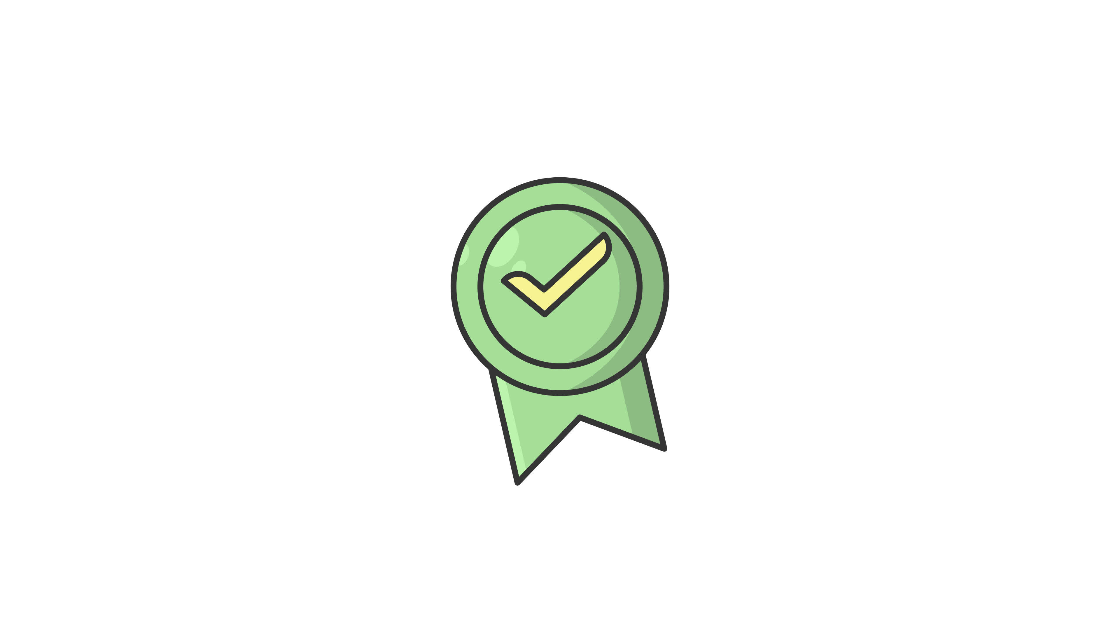 tick check mark icon motion animation graphic design, green color line ...