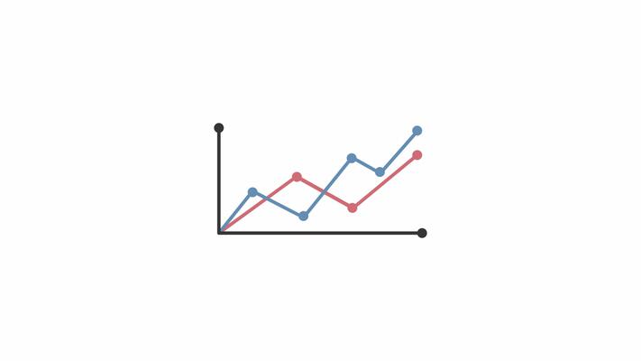 Growing Line Graph Stock Video Footage for Free Download
