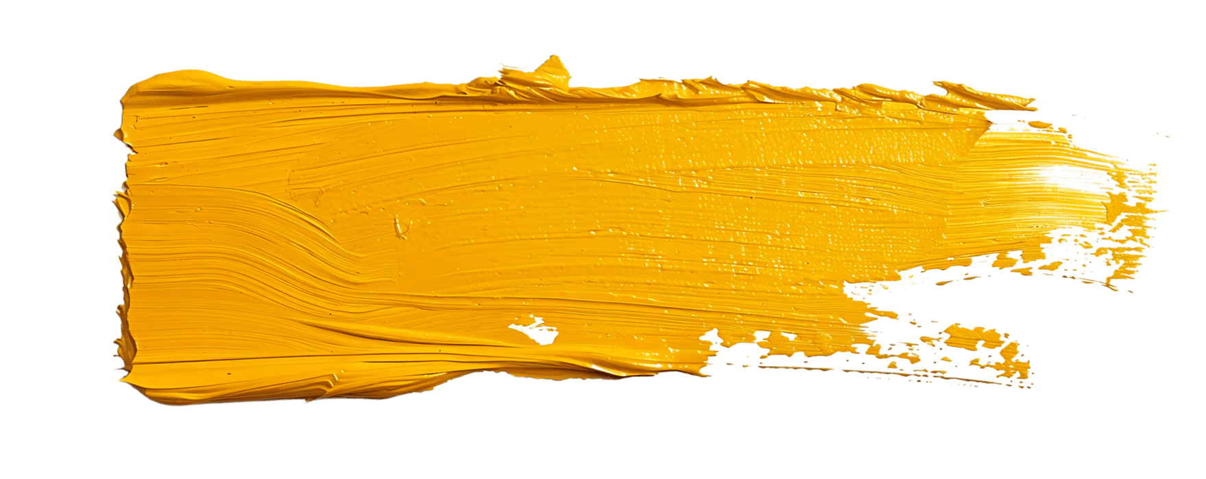 Yellow Brush Stroke PNGs for Free Download