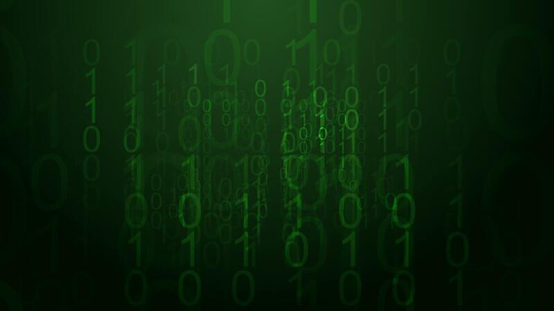 Binary Code Screen Background 49107333 Stock Video At Vecteezy