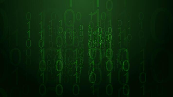 Green Binary Code Stock Video Footage for Free Download