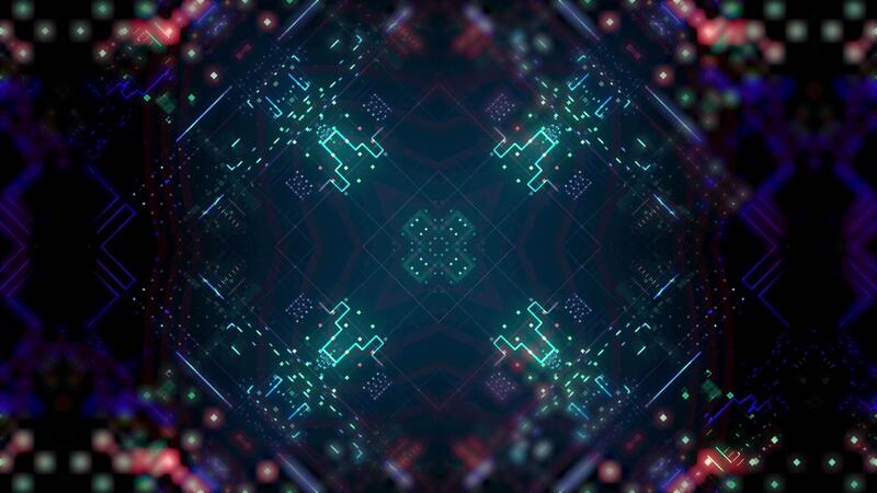 Abstract digital technology motion background, seamless loop 49116857 Stock Video at Vecteezy