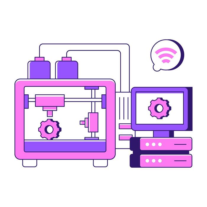 Smart Manufacturing Equipment Vector Art, Icons, and Graphics for Free ...