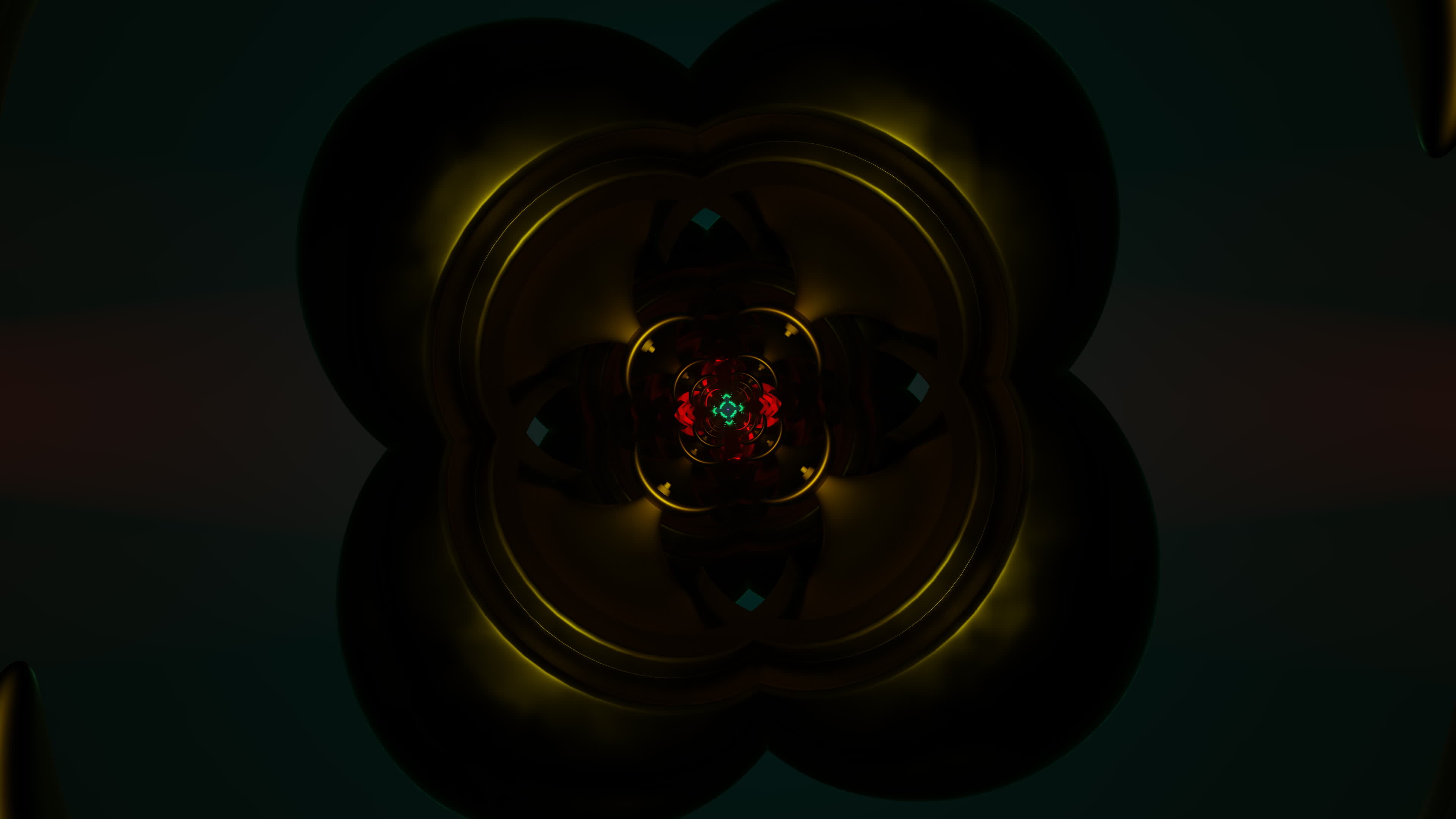 Mesmerizing Vj Loop With Vibrant Kaleidoscopic Patterns 49153371 Stock