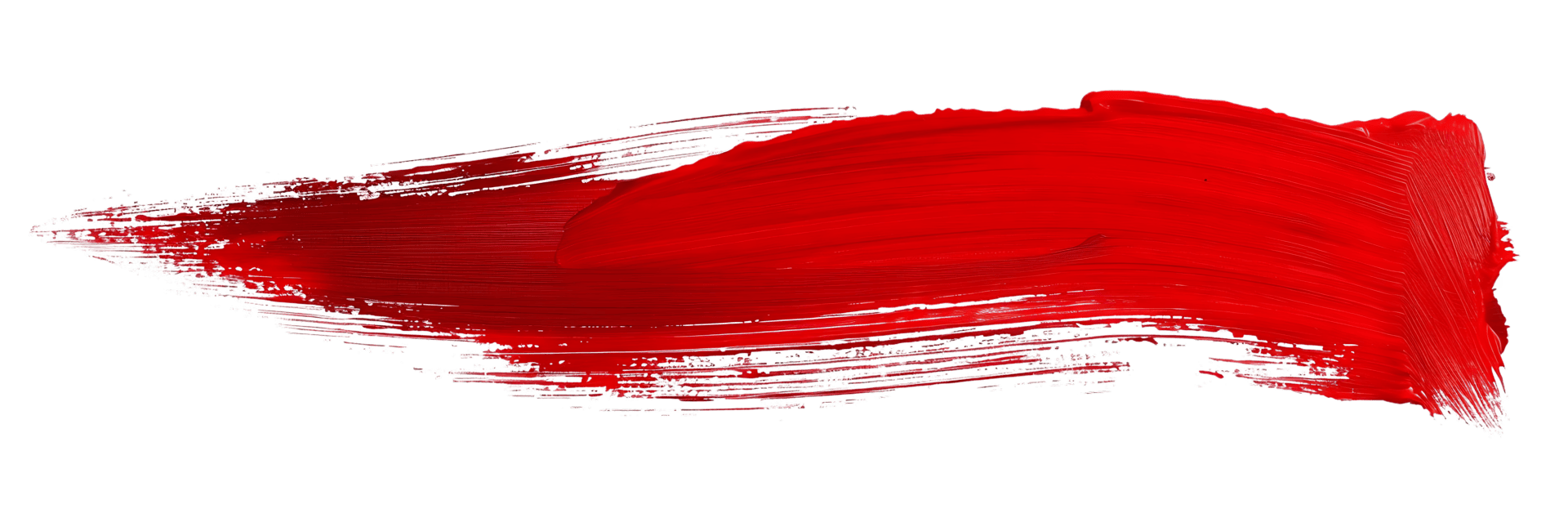 Red Brush Stroke PNGs for Free Download