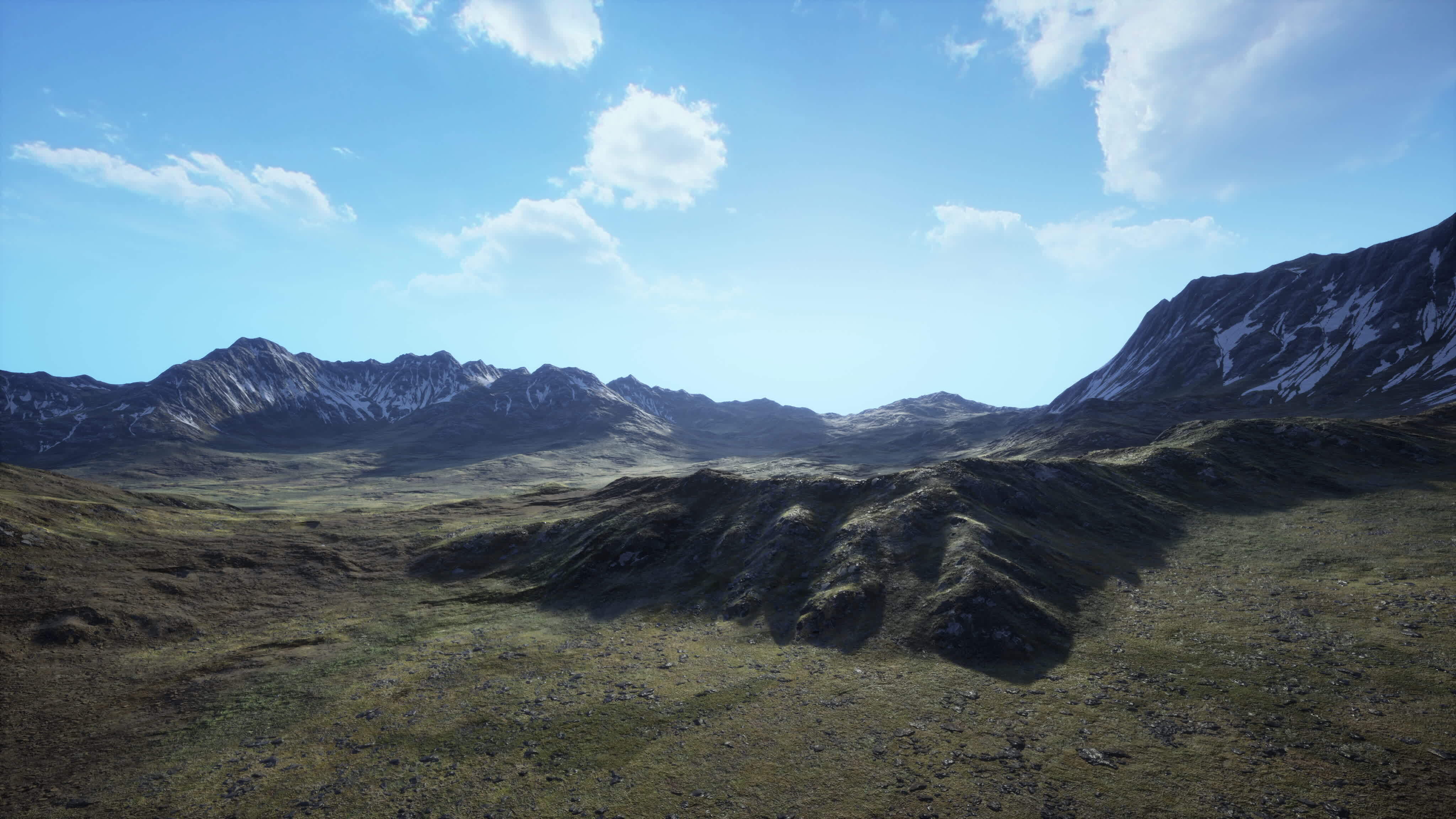 An aerial view of a mountain range in the mountains 49179015 Stock ...