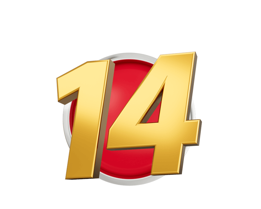 Number 14 PNGs for Free Download