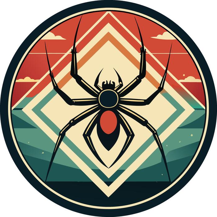 Spider Patch Vector Art, Icons, and Graphics for Free Download