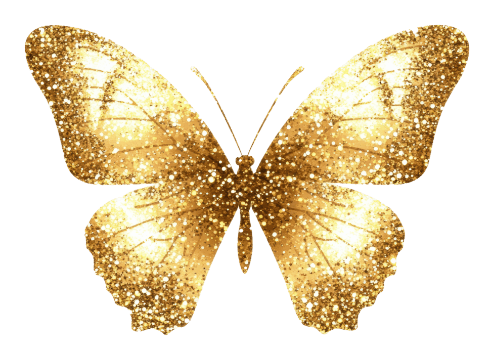Golden Butterfly PNGs for Free Download