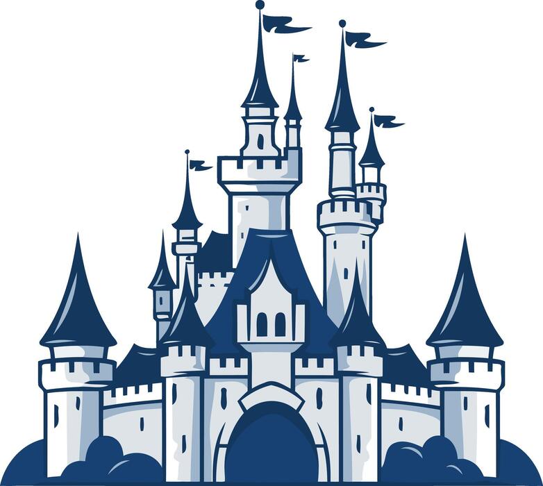 Cinderella Castle Vector Art, Icons, and Graphics for Free Download