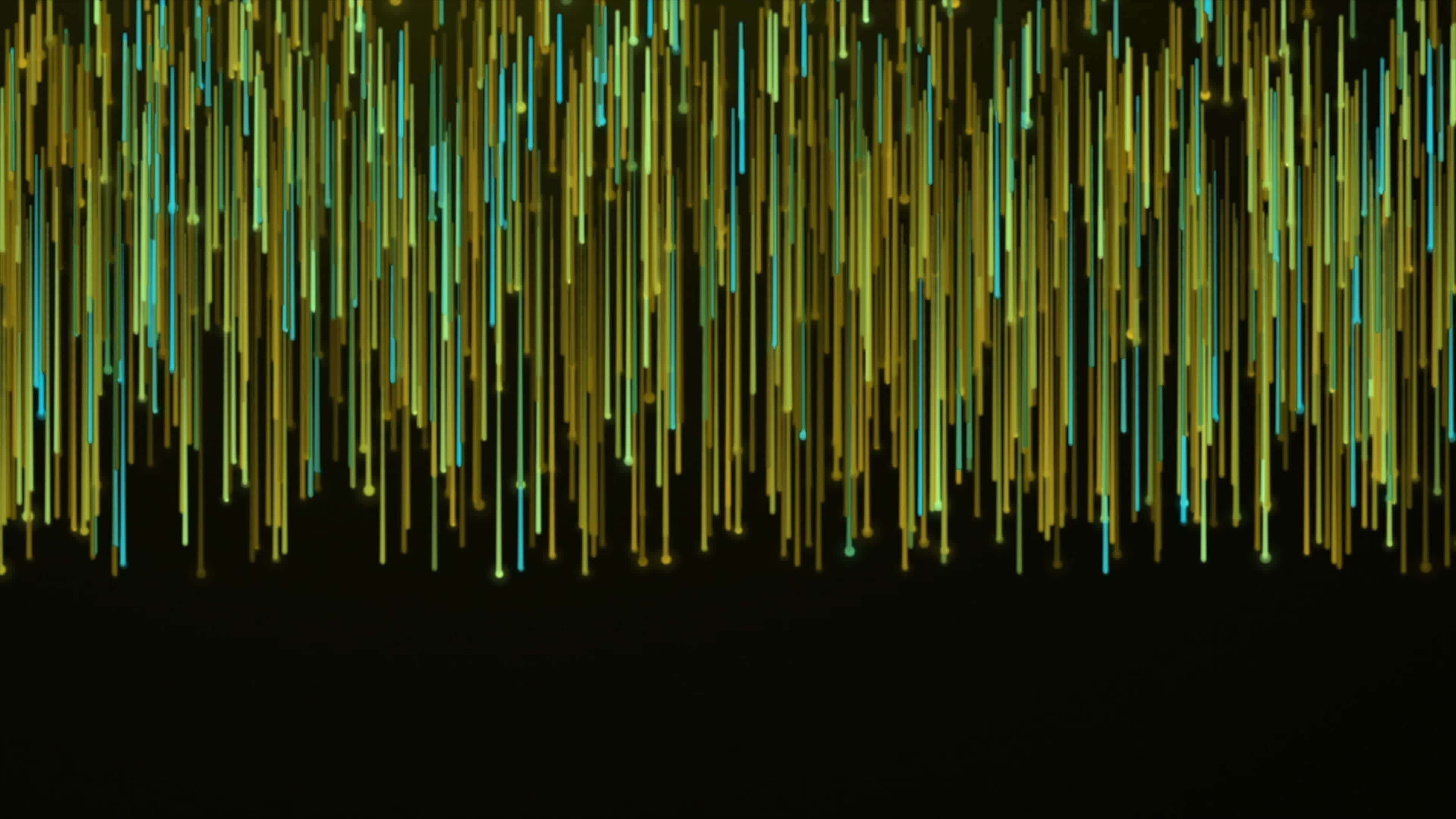 Animation of colorful rain in futuristic style. Motion. Background with vertical stripes of ...