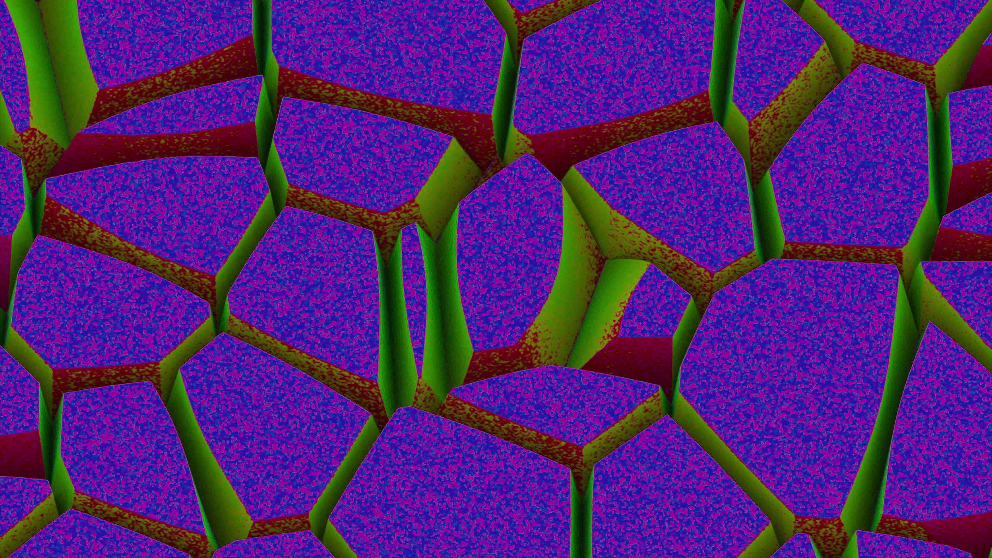Abstract Background With The Movement Of Cells Design Moving Colorful Cells Under Microscope