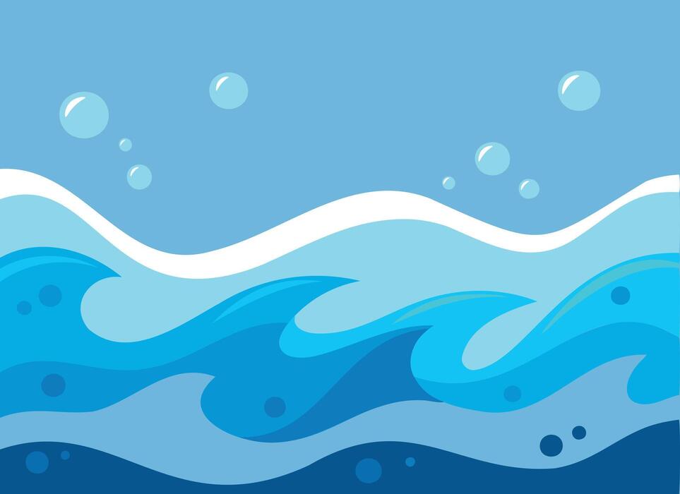 Ocean Waves Cartoon Vector Art, Icons, and Graphics for Free Download