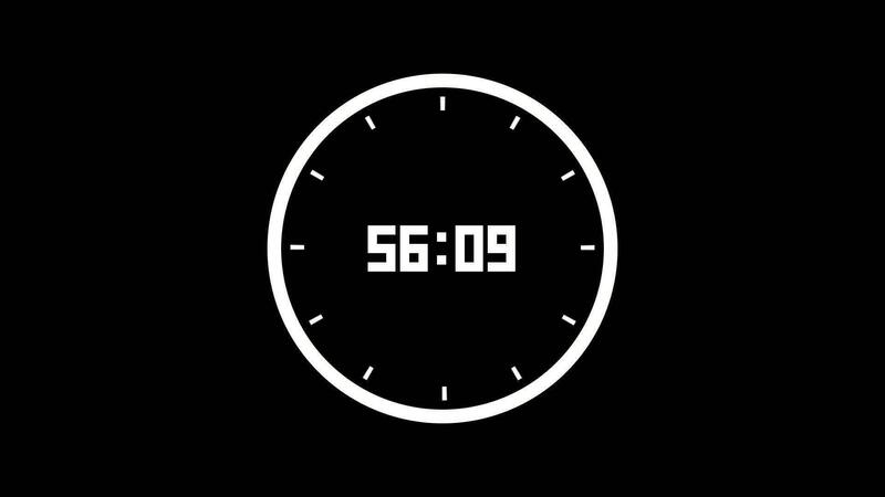 Animated Digital Countdown Timer Animation 49305203 Stock Video At Vecteezy